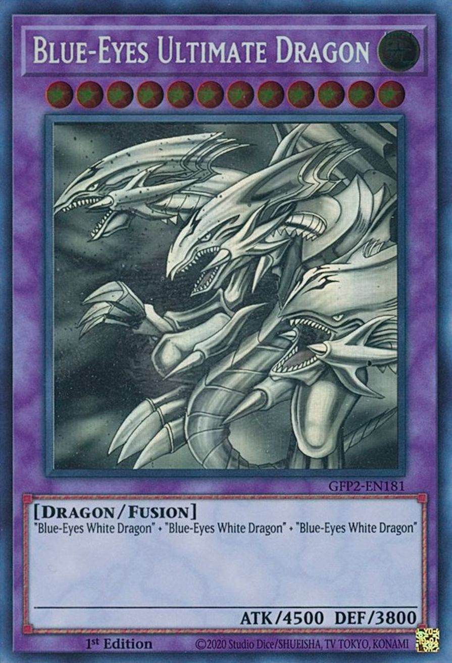 Blue-Eyes Ultimate Dragon (Ghost Rare) - Ghosts From the Past: The 2nd ...
