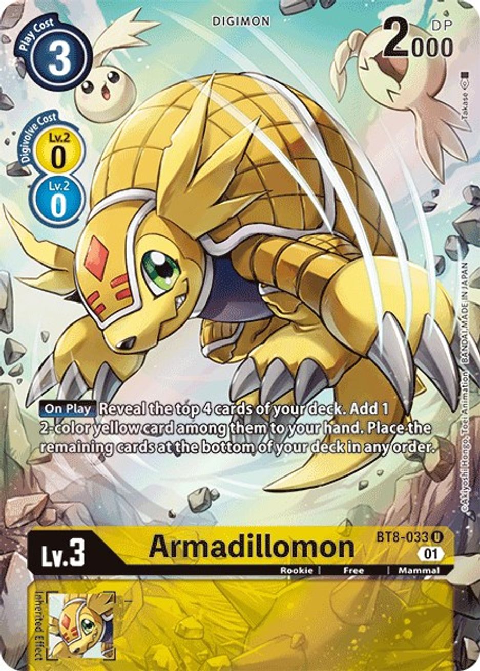 Armadillomon (Alternate Art) - New Awakening - Digimon Card Game