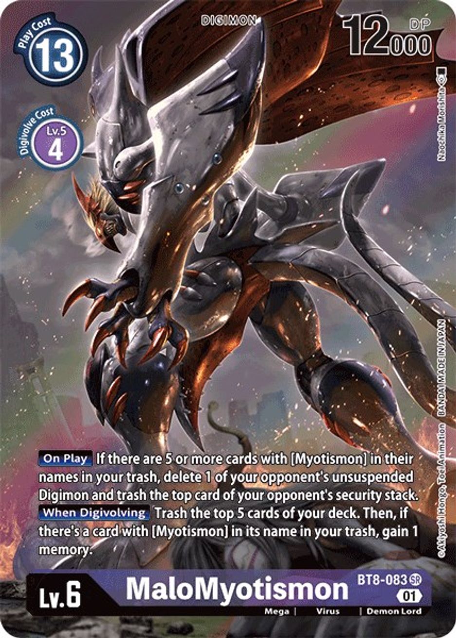 MaloMyotismon (Alternate Art) - New Awakening - Digimon Card Game