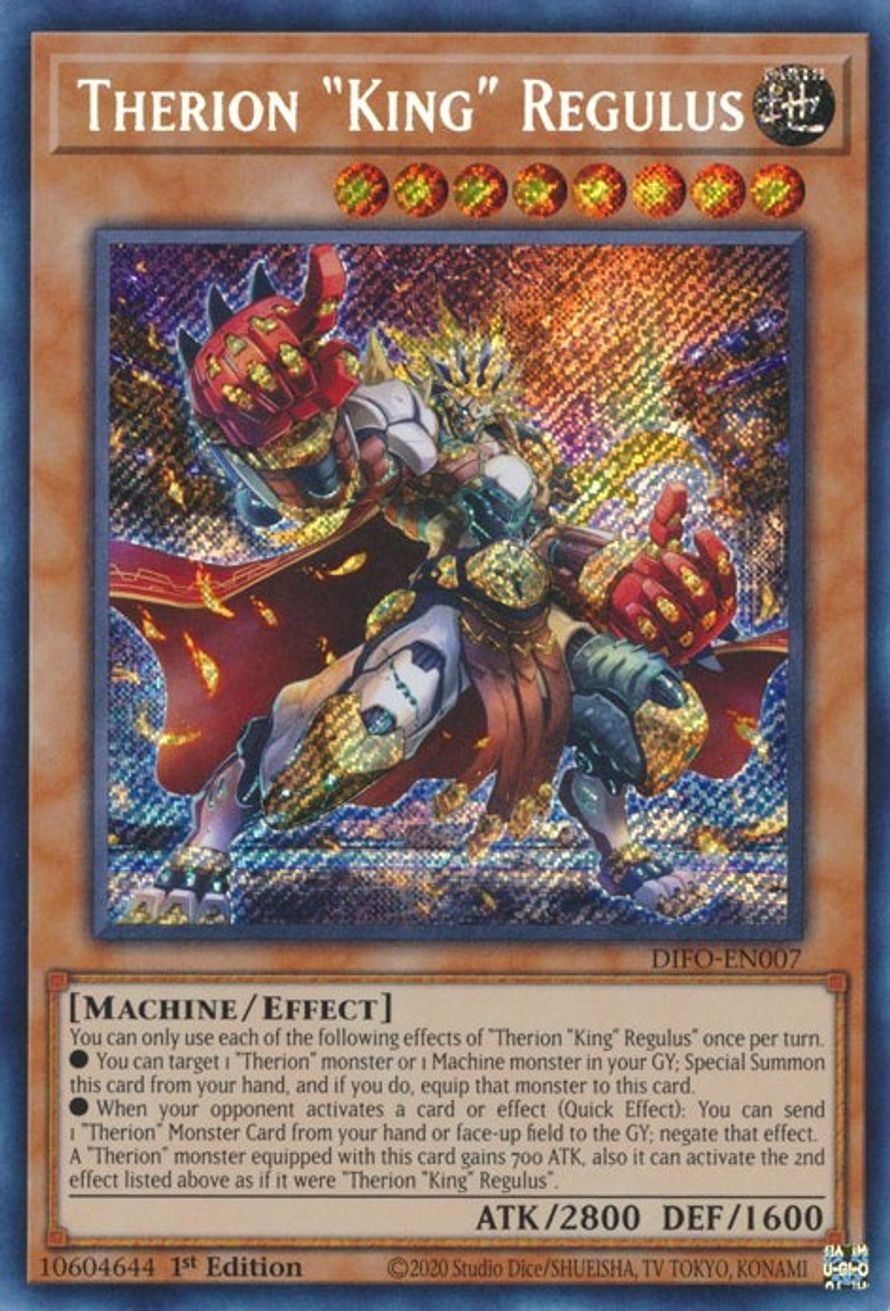Therion "King" Regulus - Dimension Force - YuGiOh
