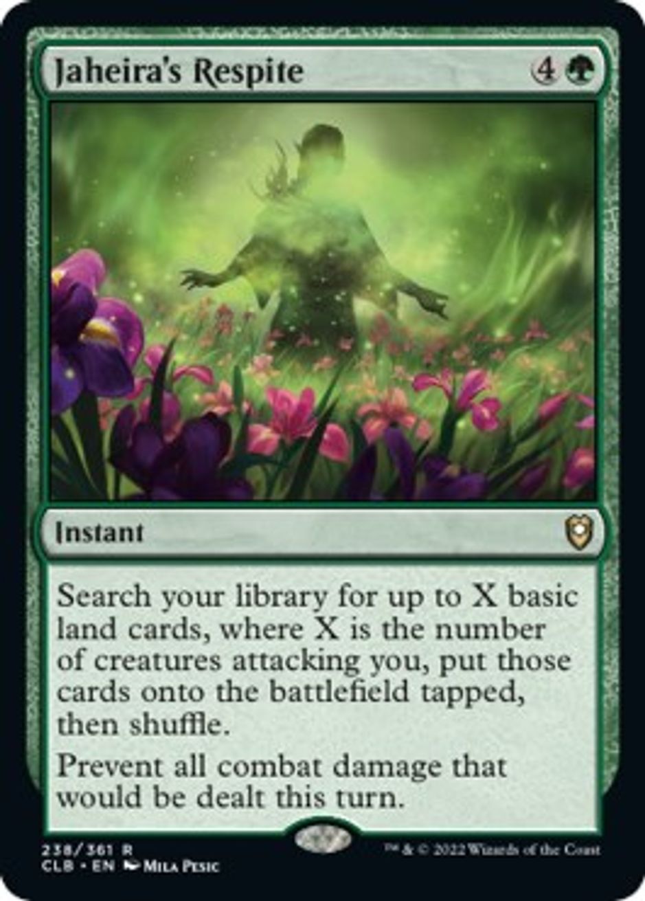 Jaheira's Respite - Commander Legends: Battle for Baldur's Gate - Magic ...