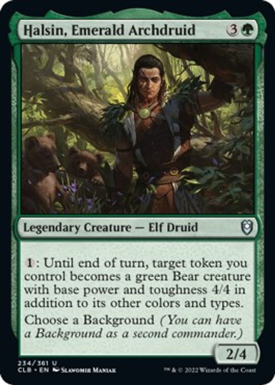 Halsin, Emerald Archdruid - Commander Legends: Battle for Baldur's Gate ...