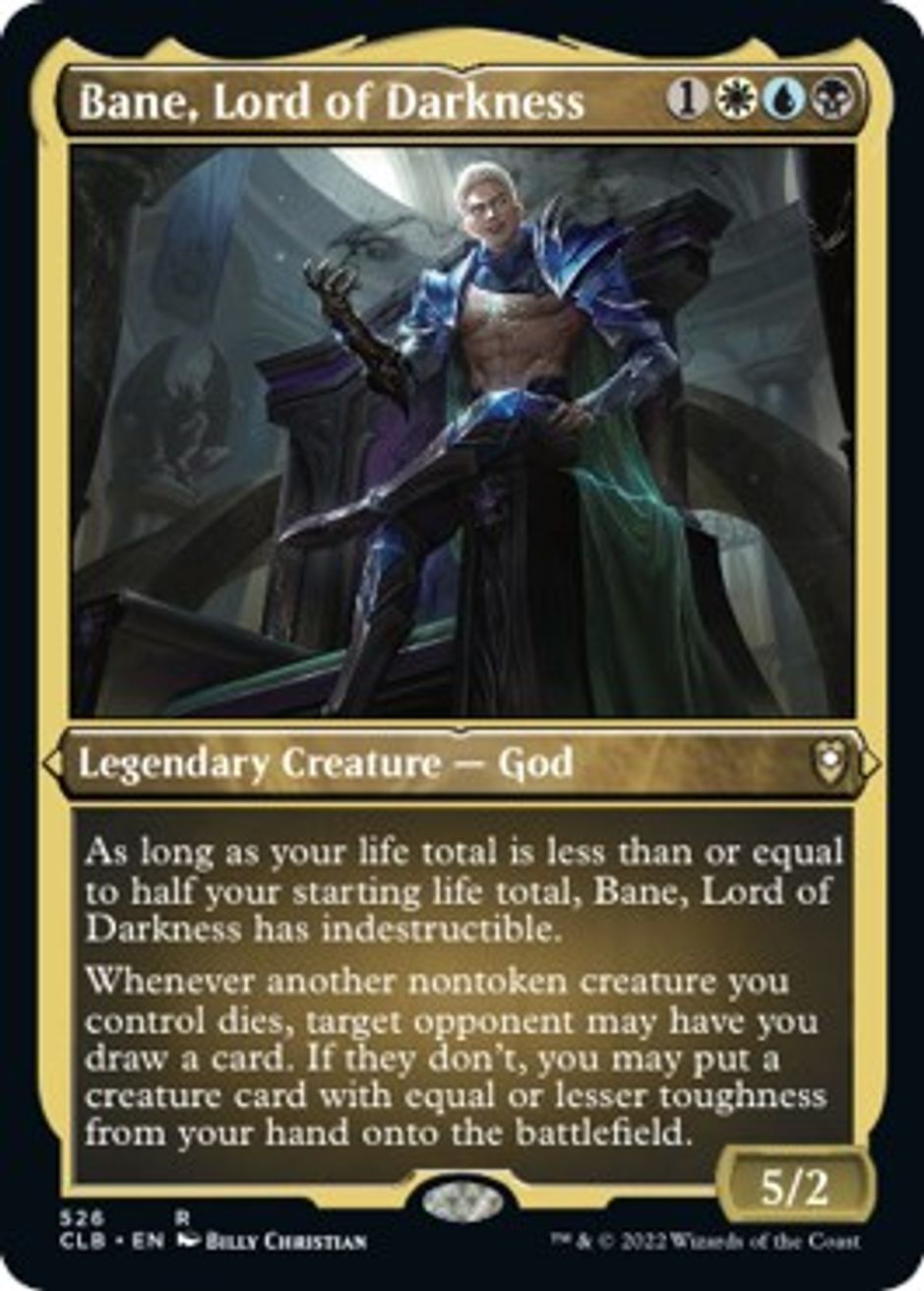 Bane, Lord of Darkness (Foil Etched) - Commander Legends: Battle for ...