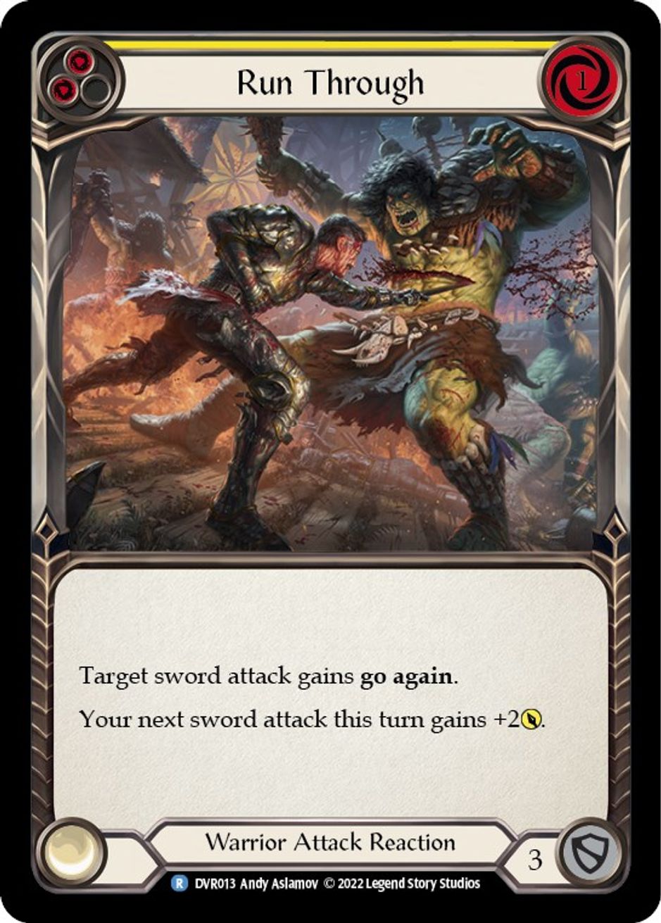 Run Through - Classic Battles: Rhinar vs Dorinthea - Flesh and Blood TCG