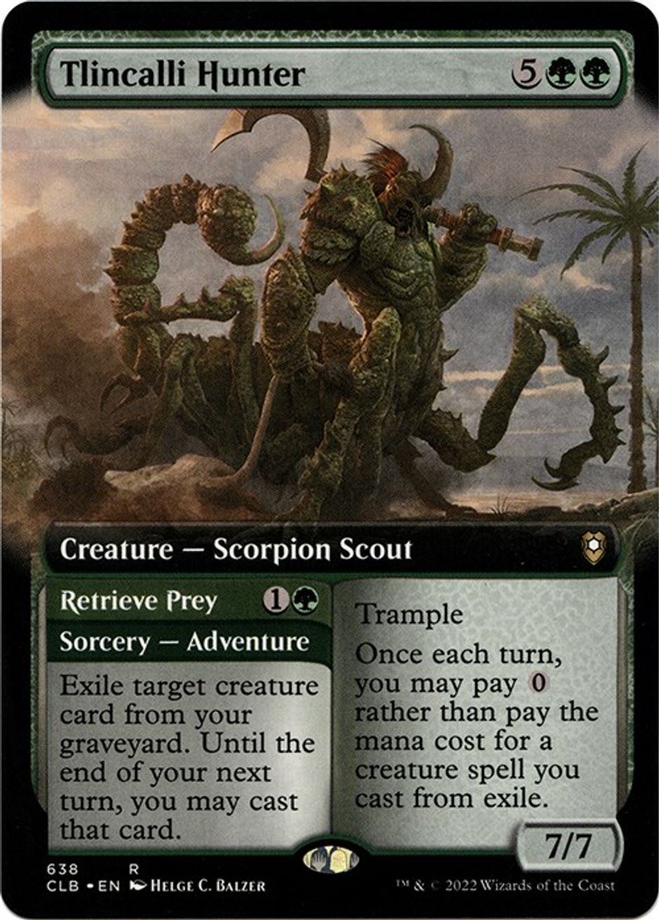 Tlincalli Hunter (Extended Art) - Commander Legends: Battle for Baldur ...