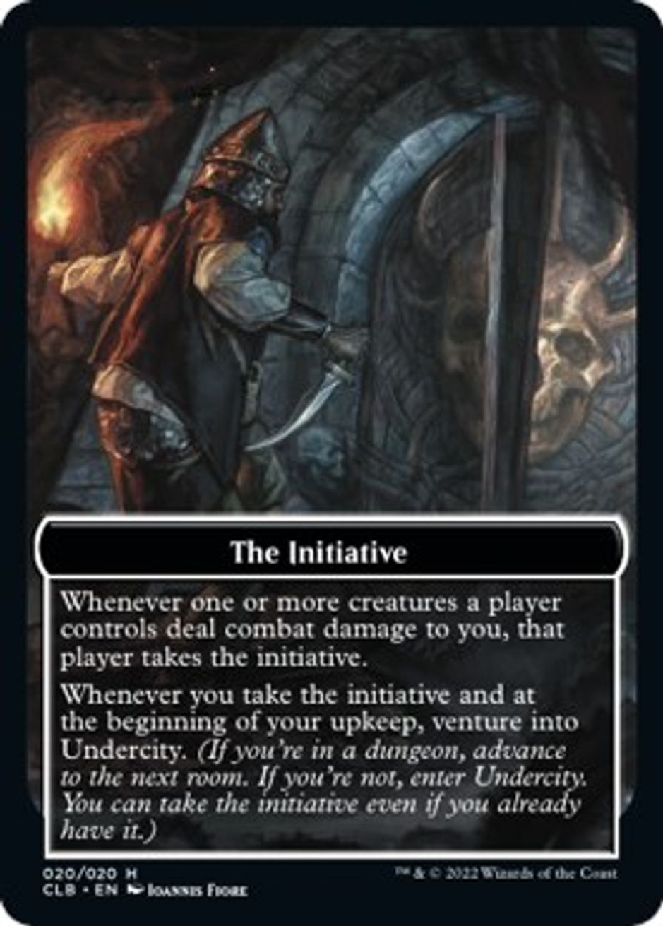 The Initiative // Undercity Double-sided Token - Commander Legends ...