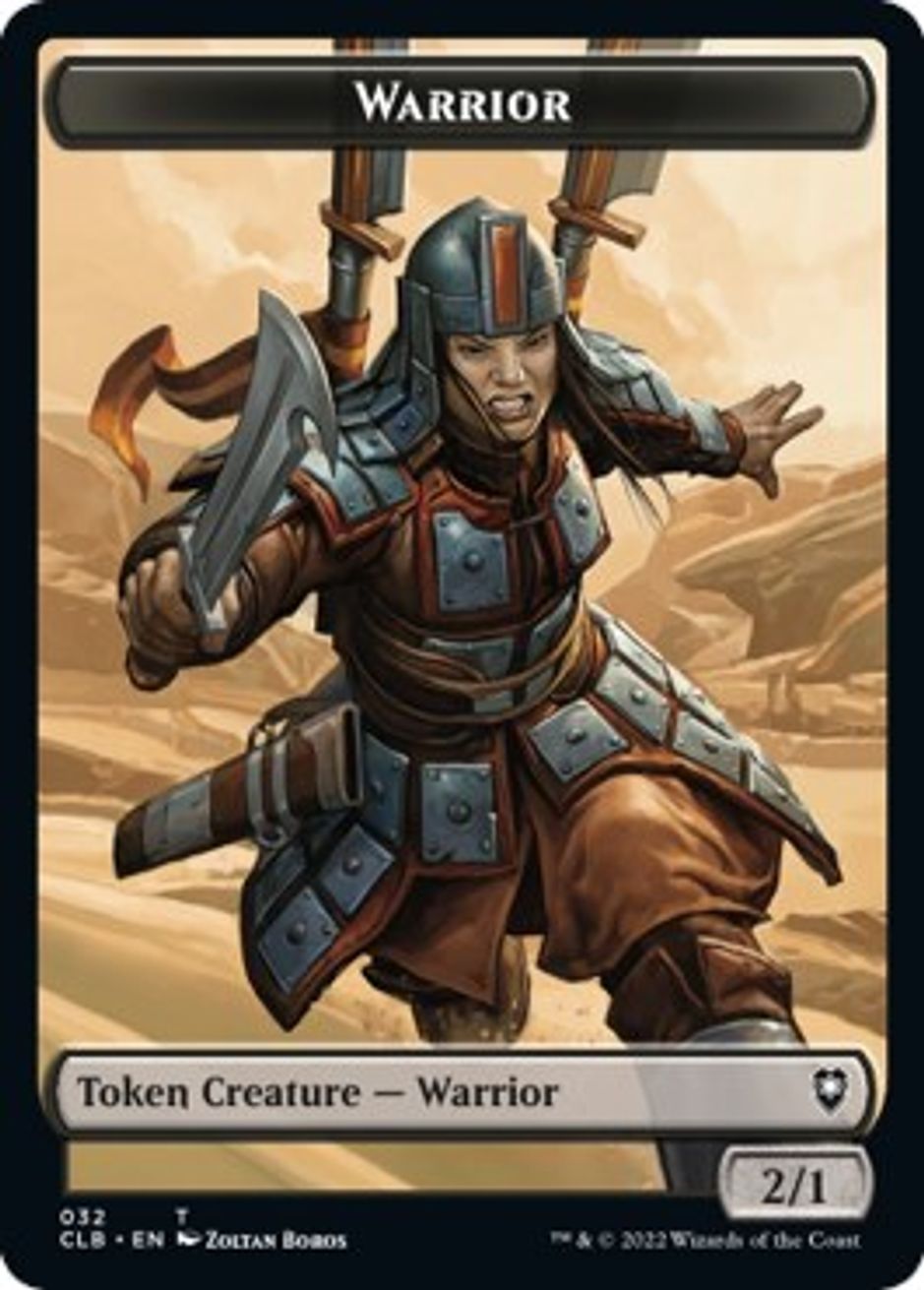 Warrior // Inkling Double-sided Token - Commander Legends: Battle for ...