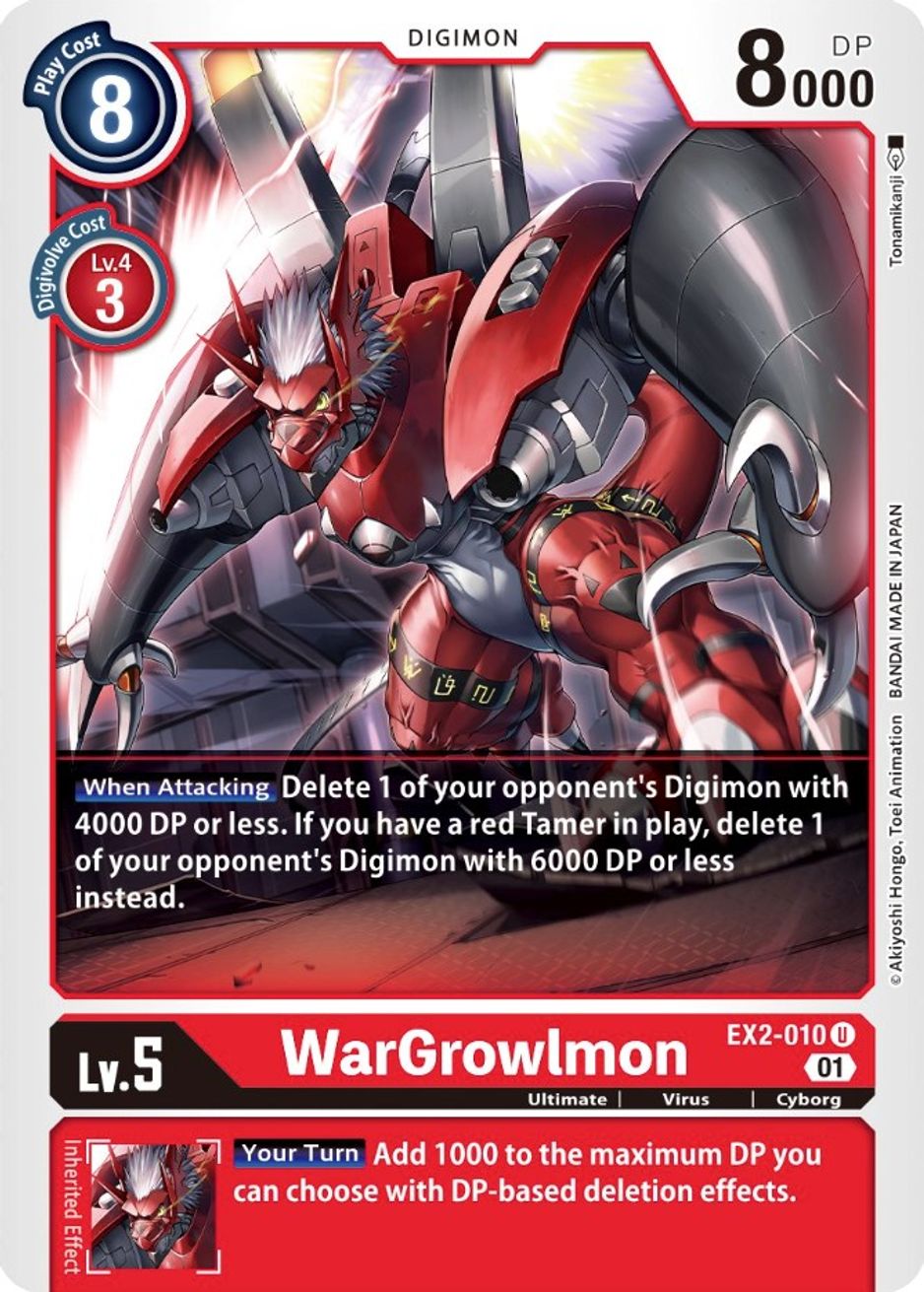 WarGrowlmon - Digital Hazard - Digimon Card Game