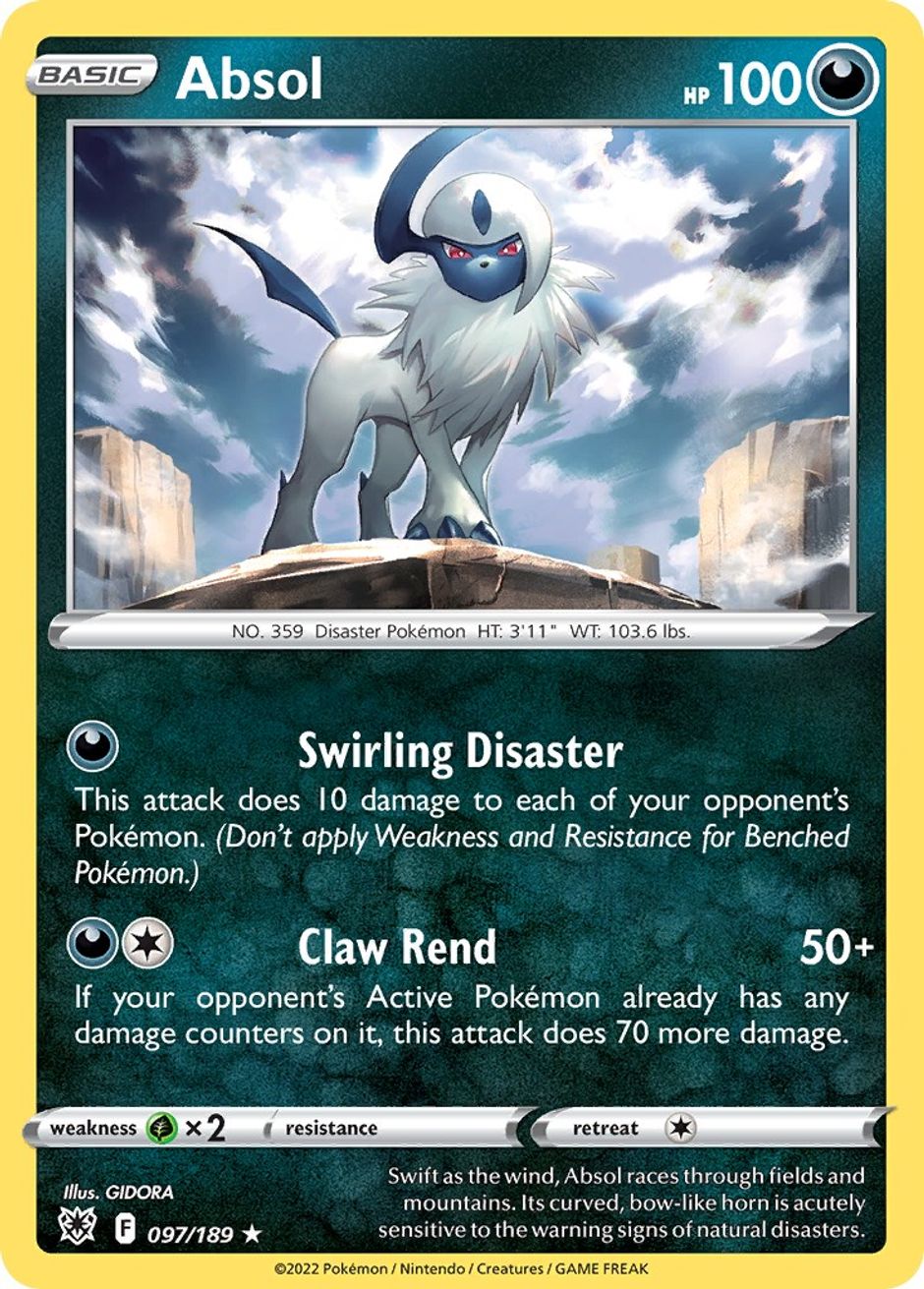 Absol - 097/189 - Deck Exclusives - Pokemon