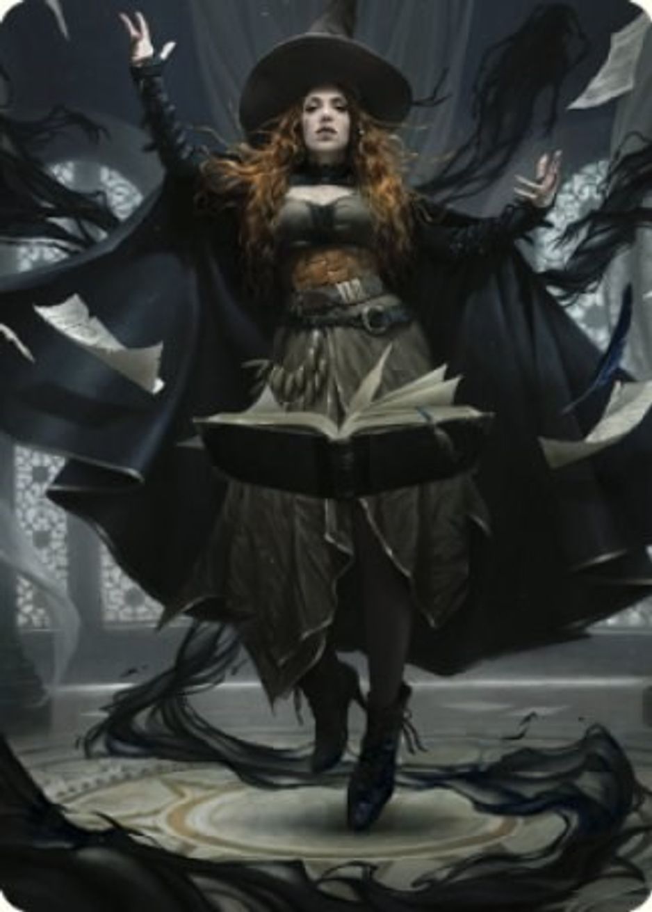 Tasha, the Witch Queen Art Card (41/81) - Art Series: Commander Legends ...