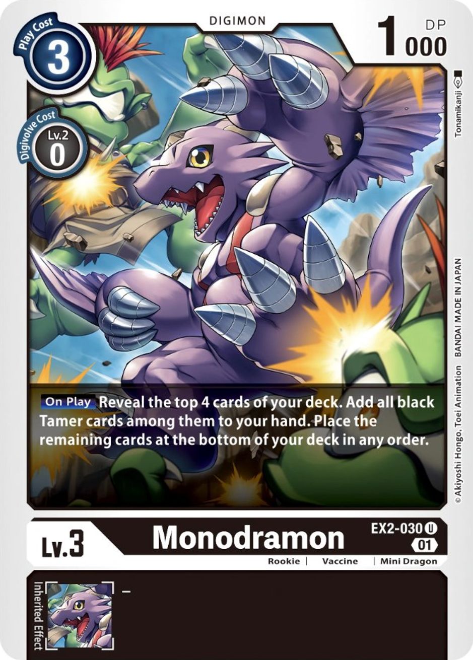 Monodramon - Digital Hazard - Digimon Card Game