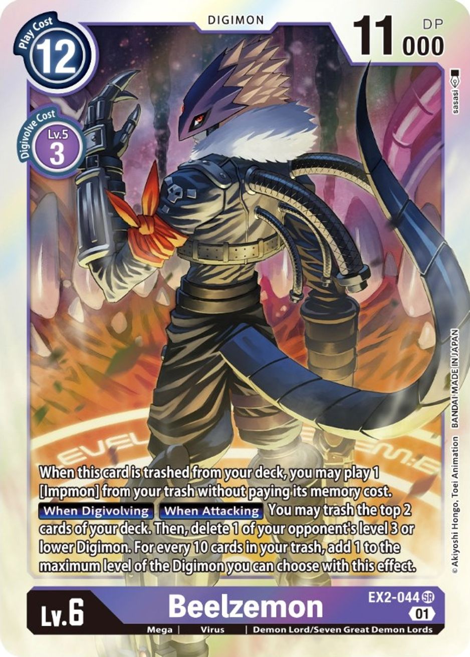 Beelzemon - Digital Hazard - Digimon Card Game