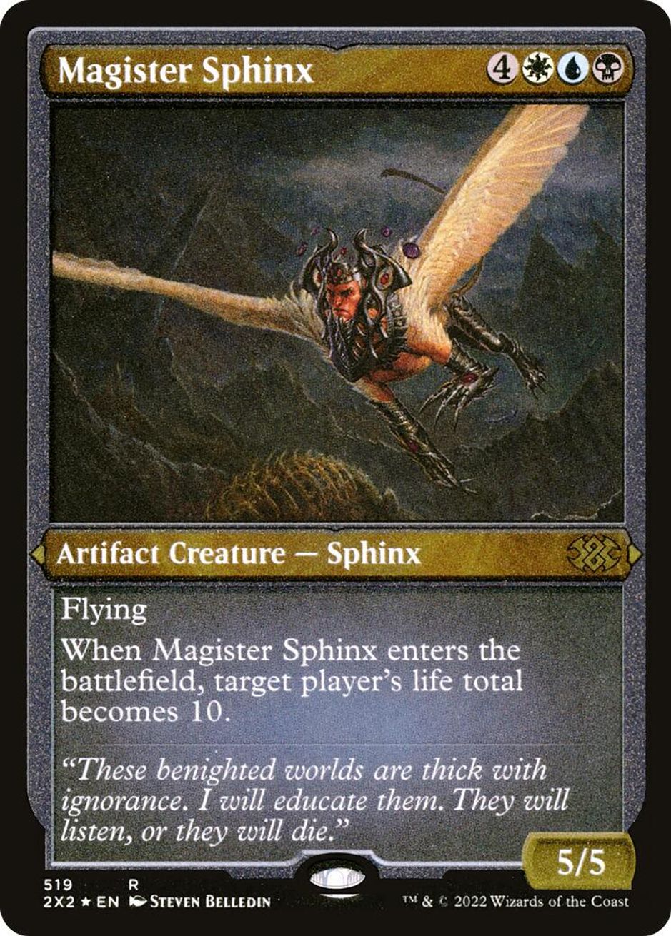 Magister Sphinx (Foil Etched) - Double Masters 2022 - Magic: The Gathering