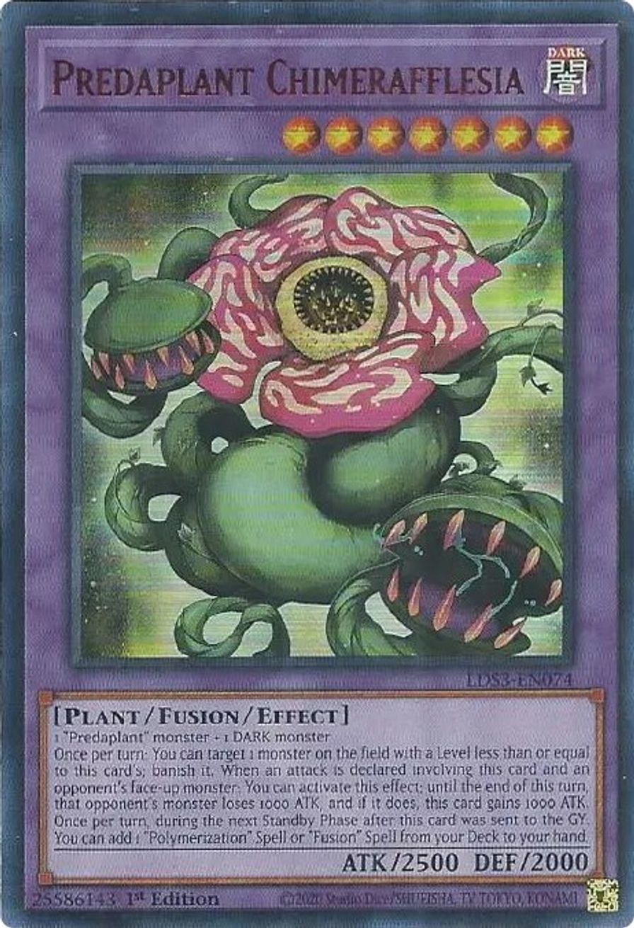 Predaplant Chimerafflesia (Red) - Legendary Duelists: Season 3 - YuGiOh