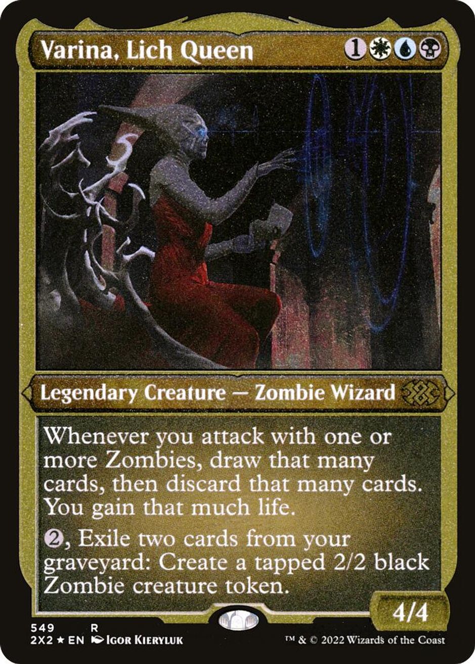 Varina, Lich Queen (Foil Etched) - Double Masters 2022 - Magic: The ...