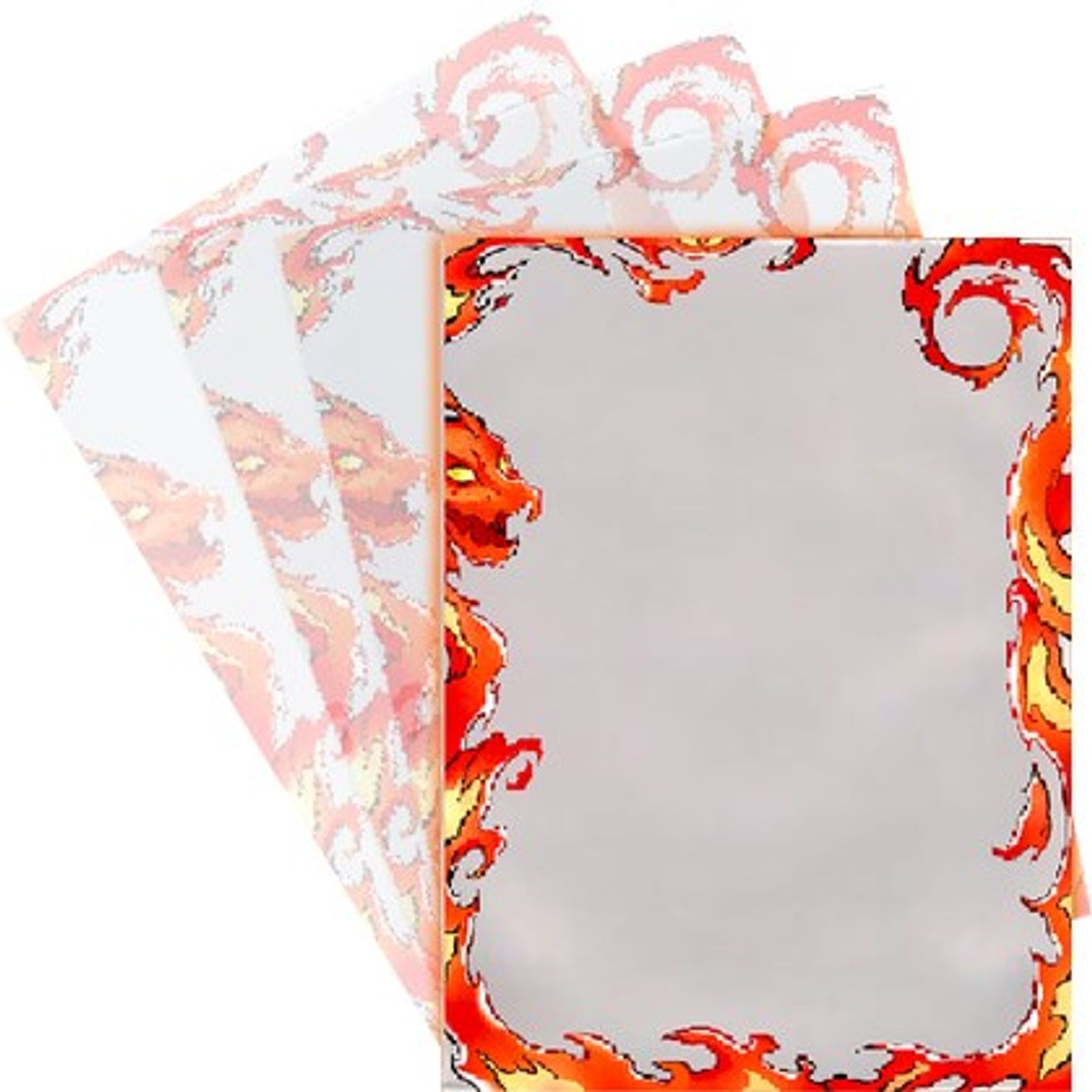 Imperium Duelist Border Sleeves: Fire Dragon (60-Pack) - Imperium ...
