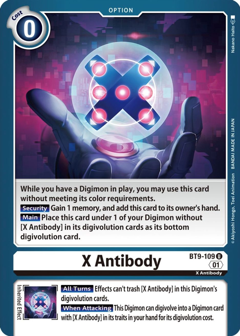 X Antibody - X Record - Digimon Card Game