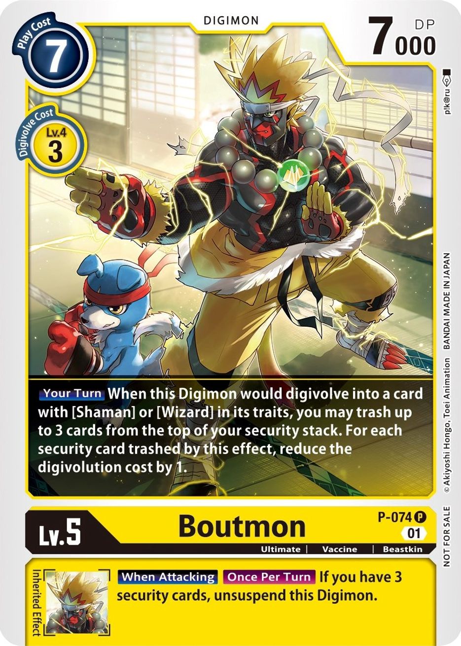 Boutmon - Digimon Promotion Cards - Digimon Card Game