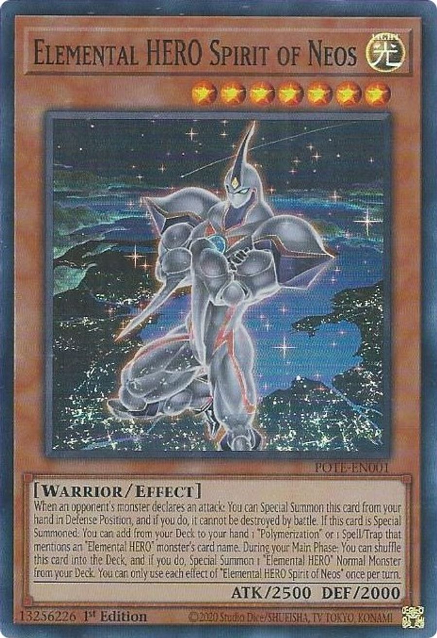 Elemental HERO Spirit of Neos - Power of the Elements - YuGiOh