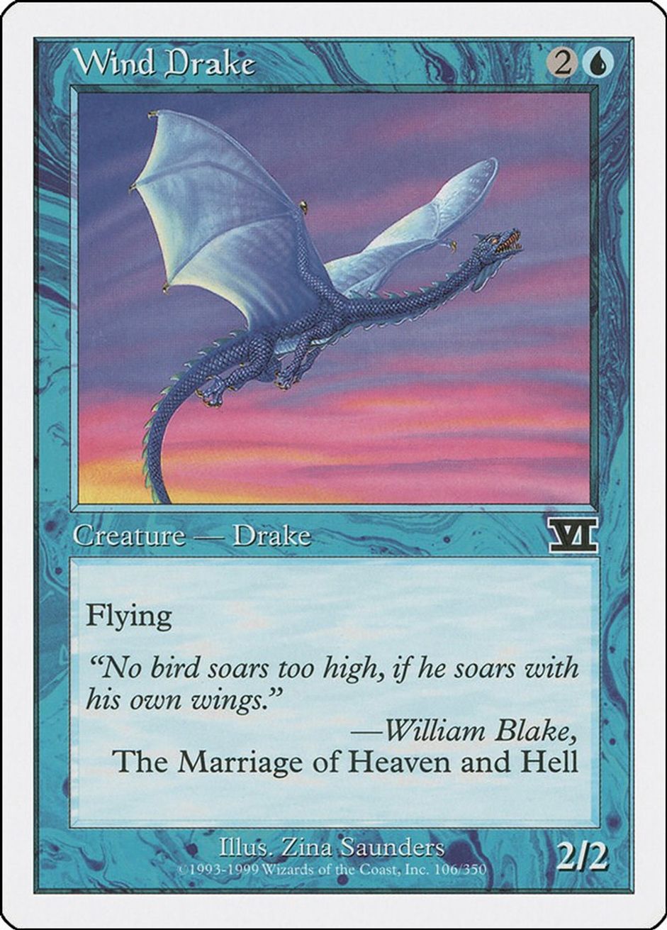 Wind Drake - Classic Sixth Edition - Magic: The Gathering