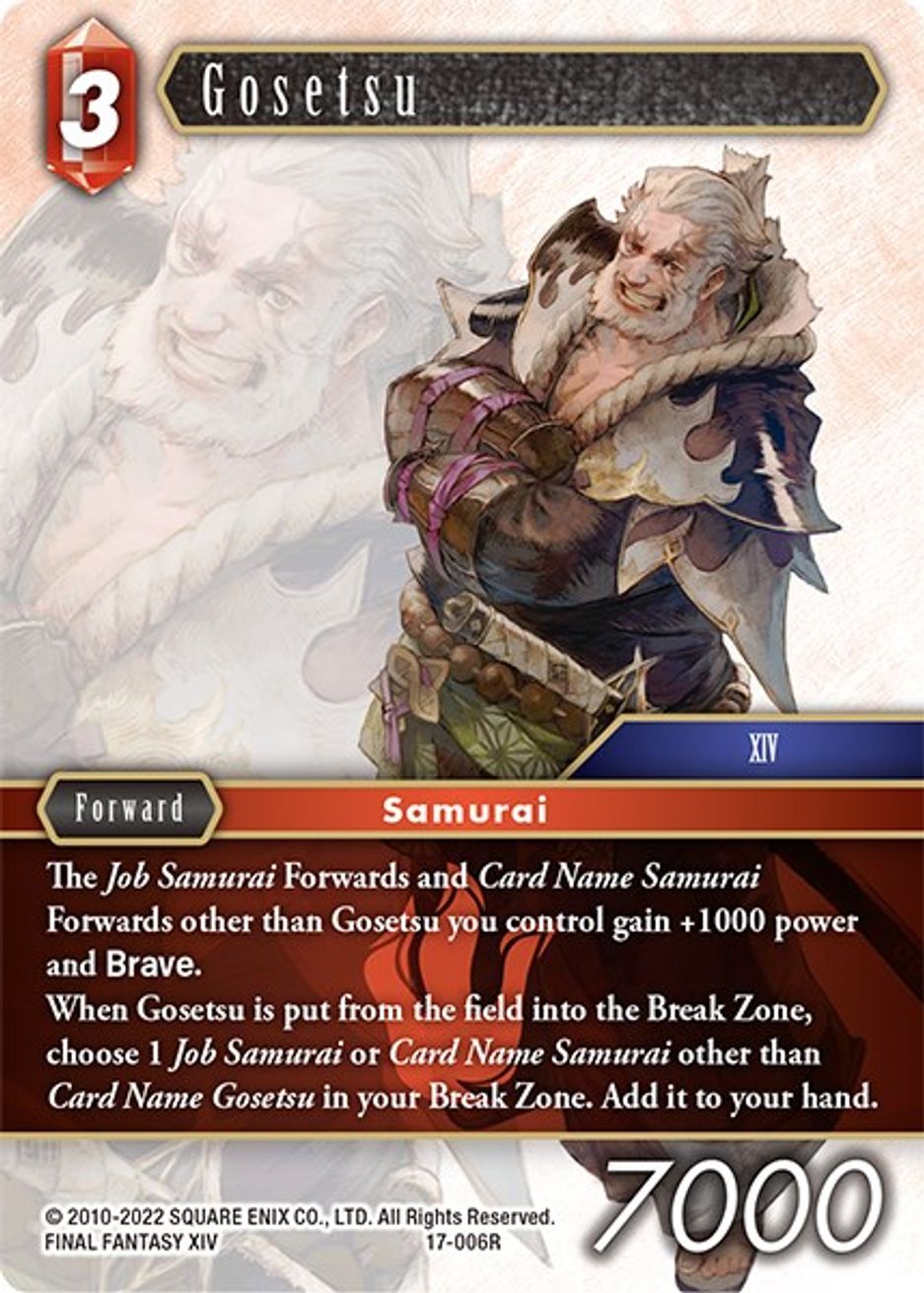 Gosetsu - Rebellion's Call - Final Fantasy TCG