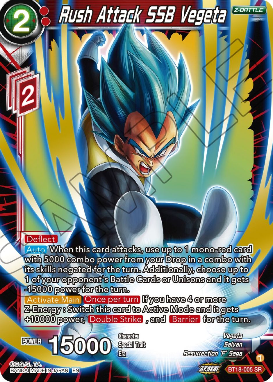 Rush Attack SSB Vegeta - Dawn of the Z-Legends - Dragon Ball Super: Masters