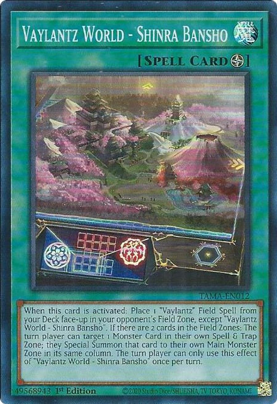 Vaylantz World - Shinra Bansho - Tactical Masters - YuGiOh