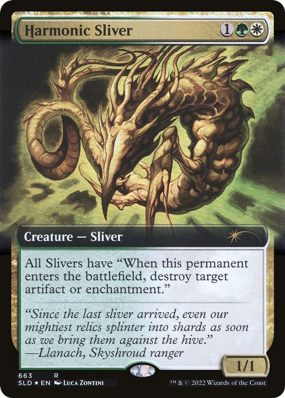 Harmonic Sliver (Extended Art) - Secret Lair Drop Series - Magic: The ...