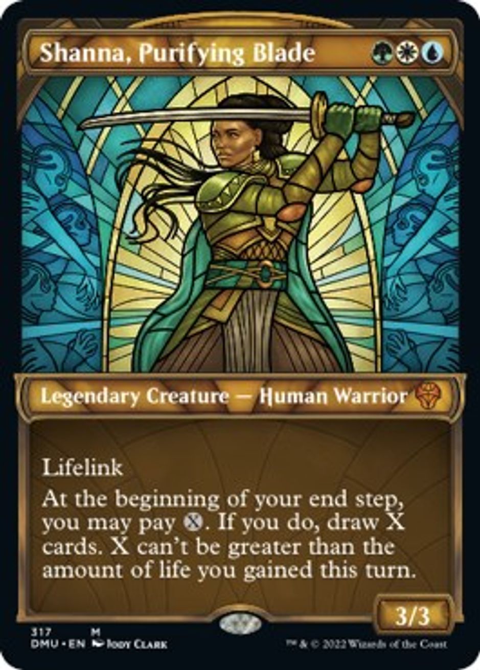 Shanna, Purifying Blade (Showcase) - Dominaria United - Magic: The ...