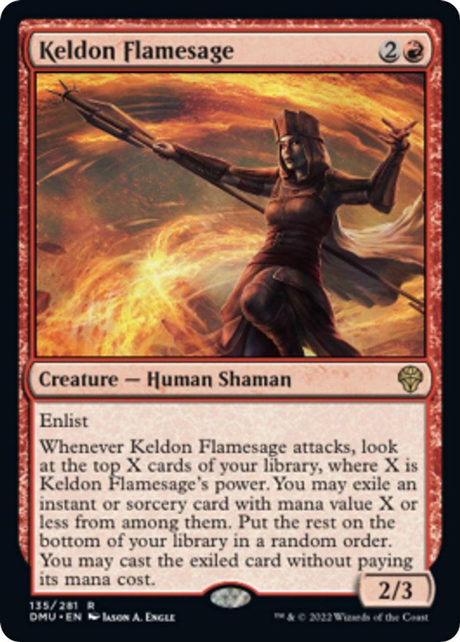 Keldon Flamesage - Dominaria United - Magic: The Gathering