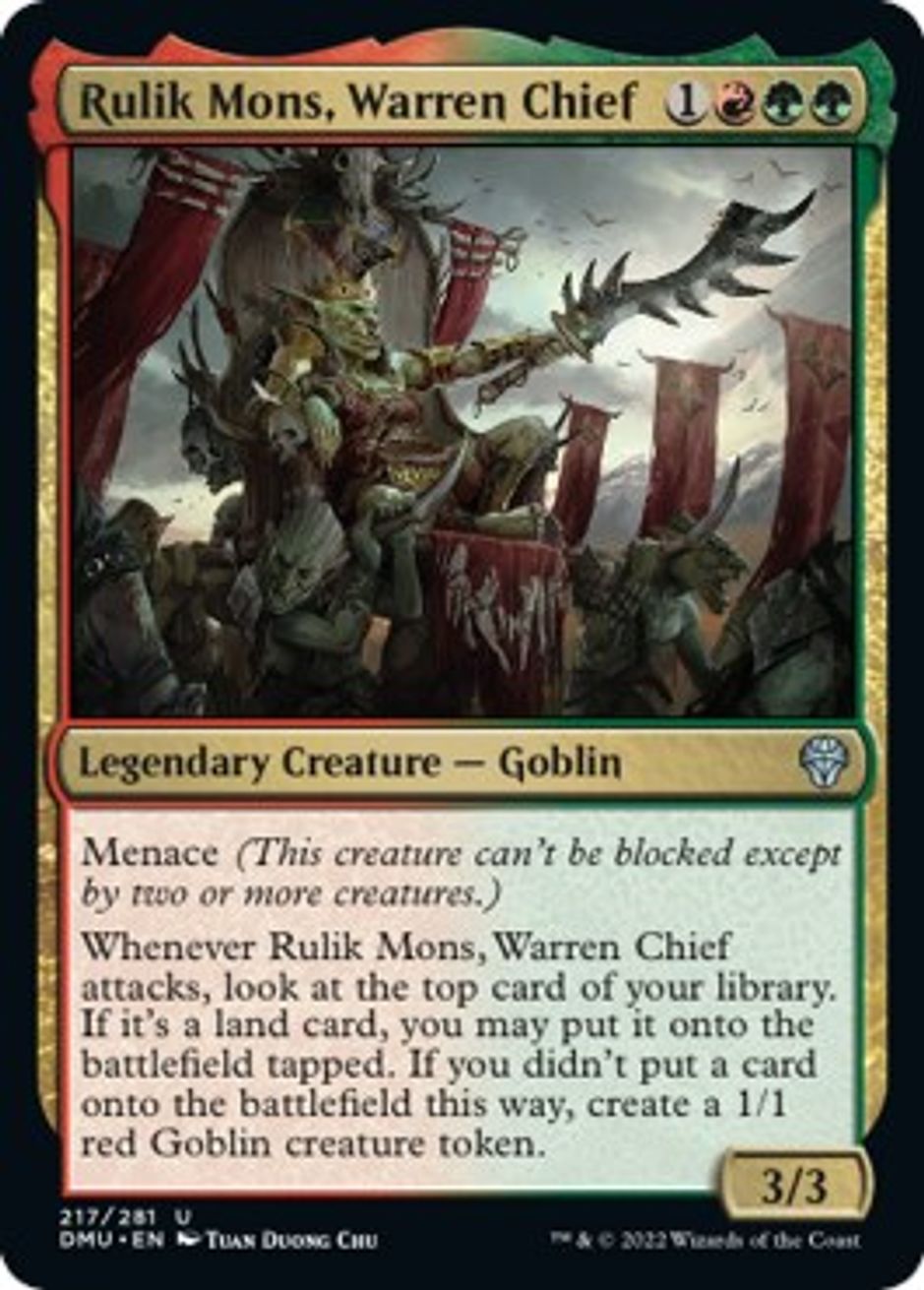 Rulik Mons, Warren Chief - Dominaria United - Magic: The Gathering