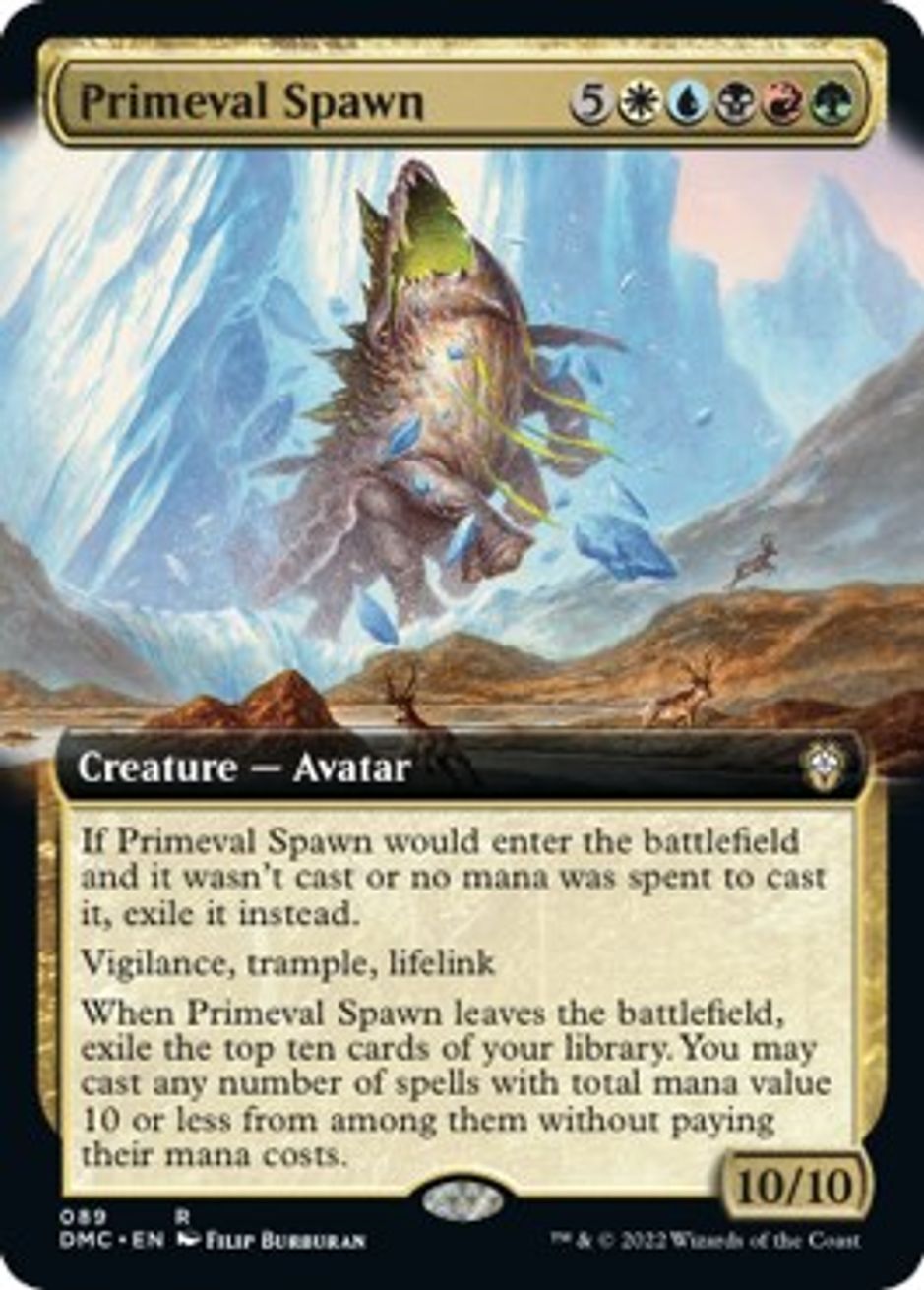 Primeval Spawn (Extended Art) - Commander: Dominaria United - Magic ...