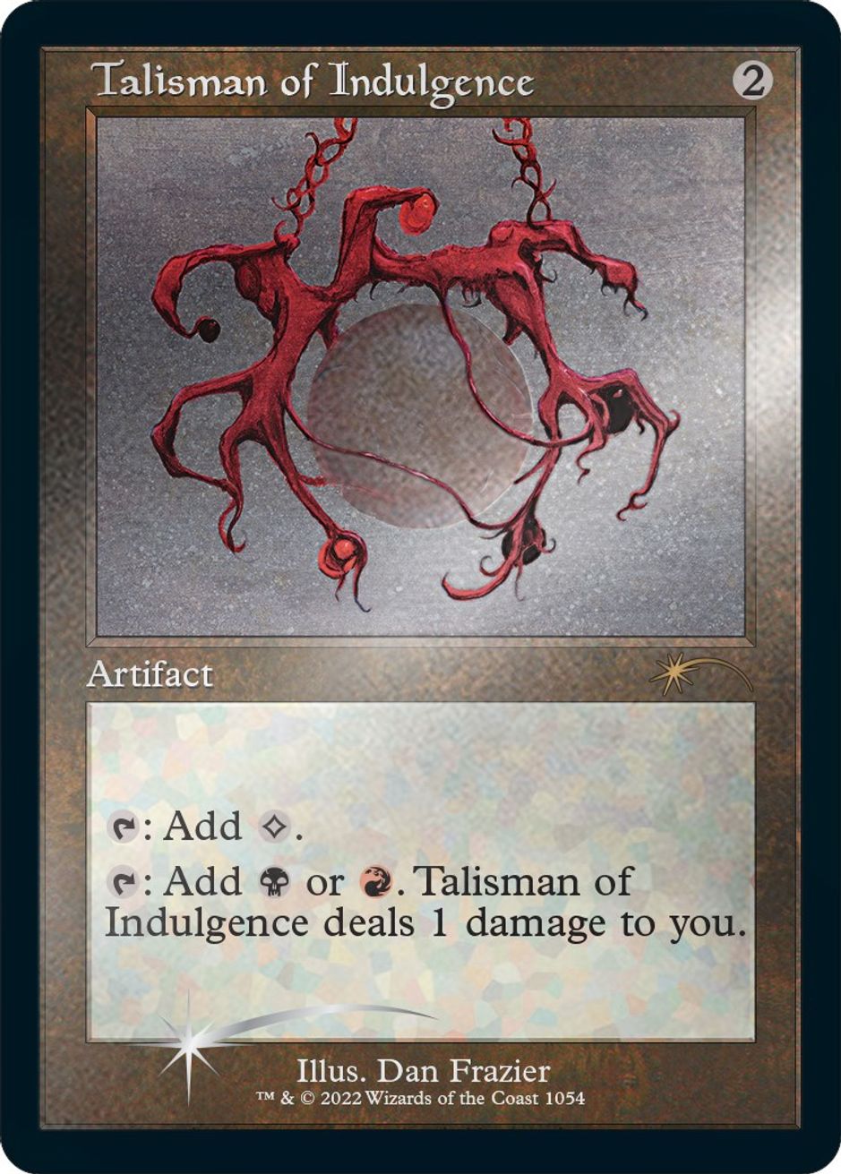 Talisman of Indulgence (Retro Frame) (Foil Etched) - Secret Lair Drop ...