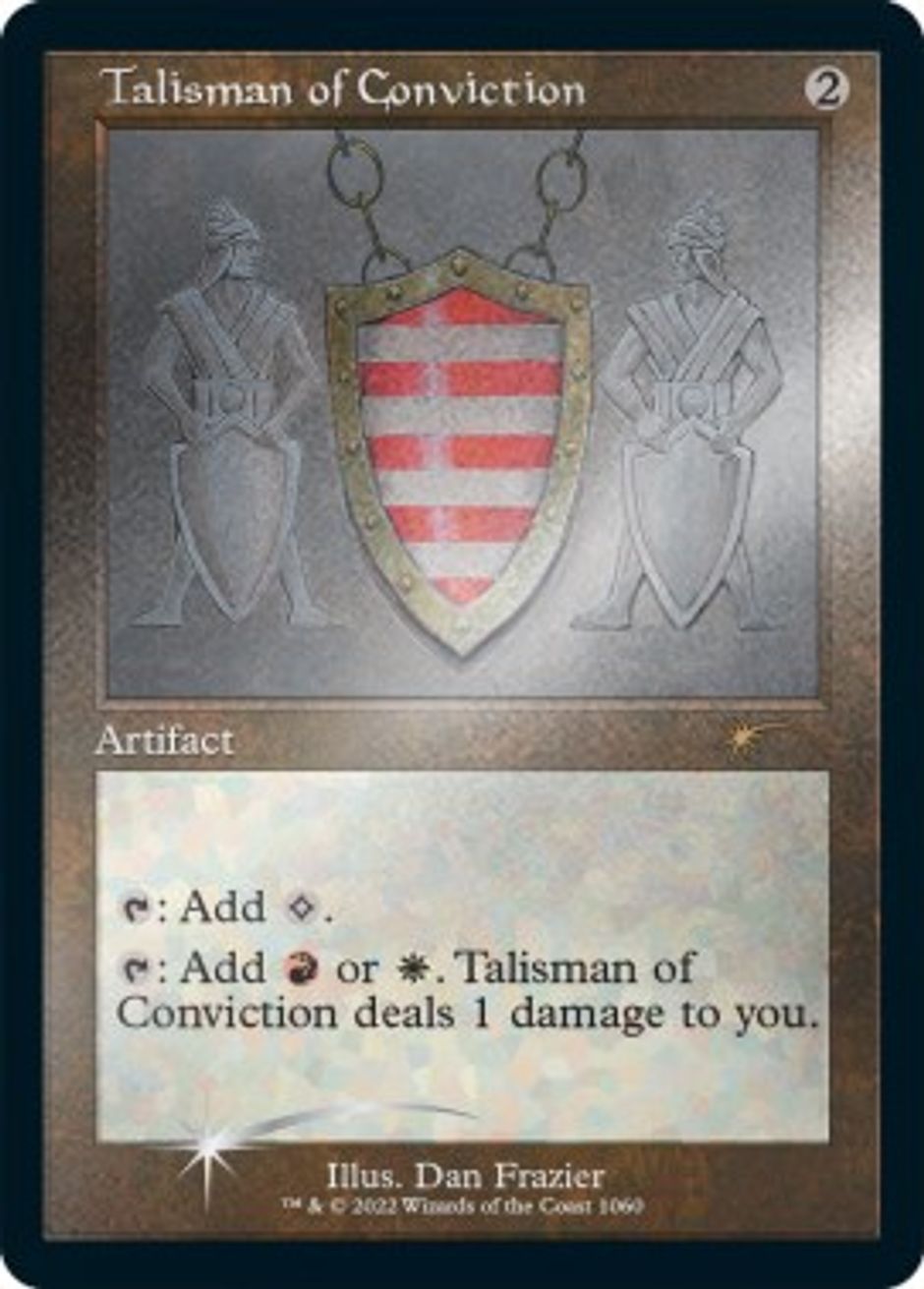 Talisman of Conviction (Retro Frame) (Foil Etched) - Secret Lair Drop ...
