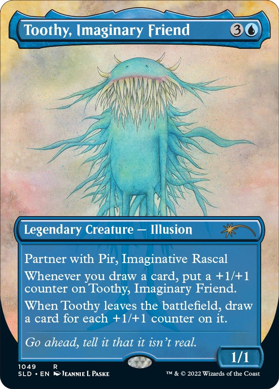 Toothy, Imaginary Friend (Borderless) - Secret Lair Drop Series - Magic ...