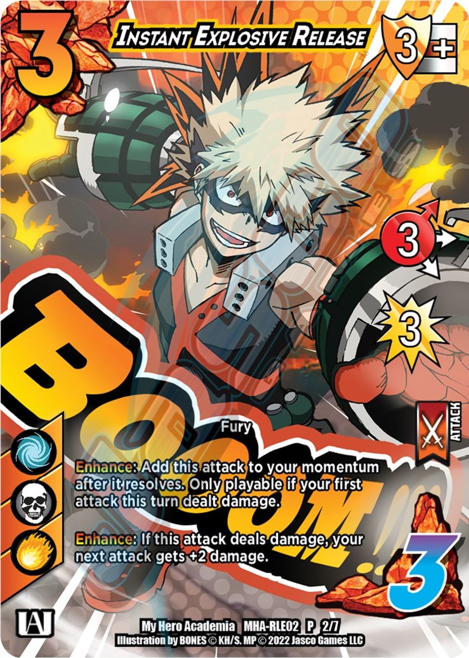 Instant Explosive Release (Regional License Exam 2022) - UniVersus: My Hero Academia Promo Cards ...