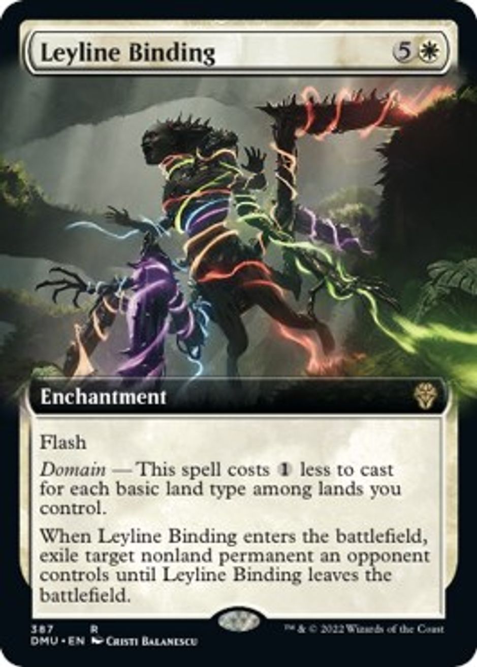 Leyline Binding (Extended Art) - Dominaria United - Magic: The Gathering