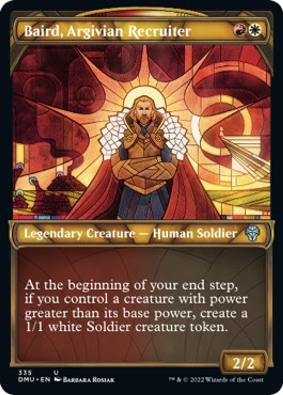 Baird, Argivian Recruiter (Textured Foil) - Dominaria United - Magic ...