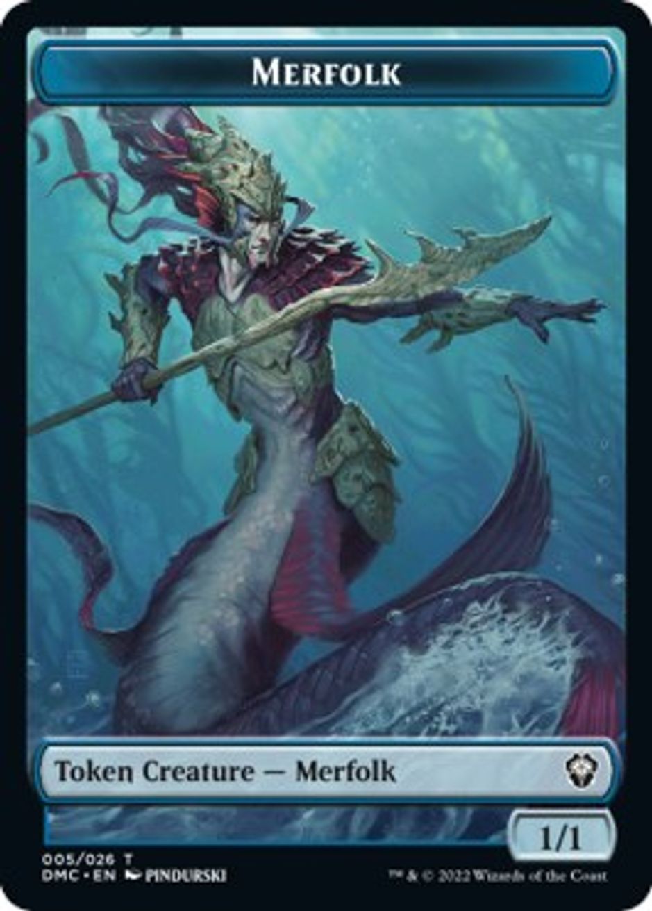 Merfolk Token - Commander: Dominaria United - Magic: The Gathering