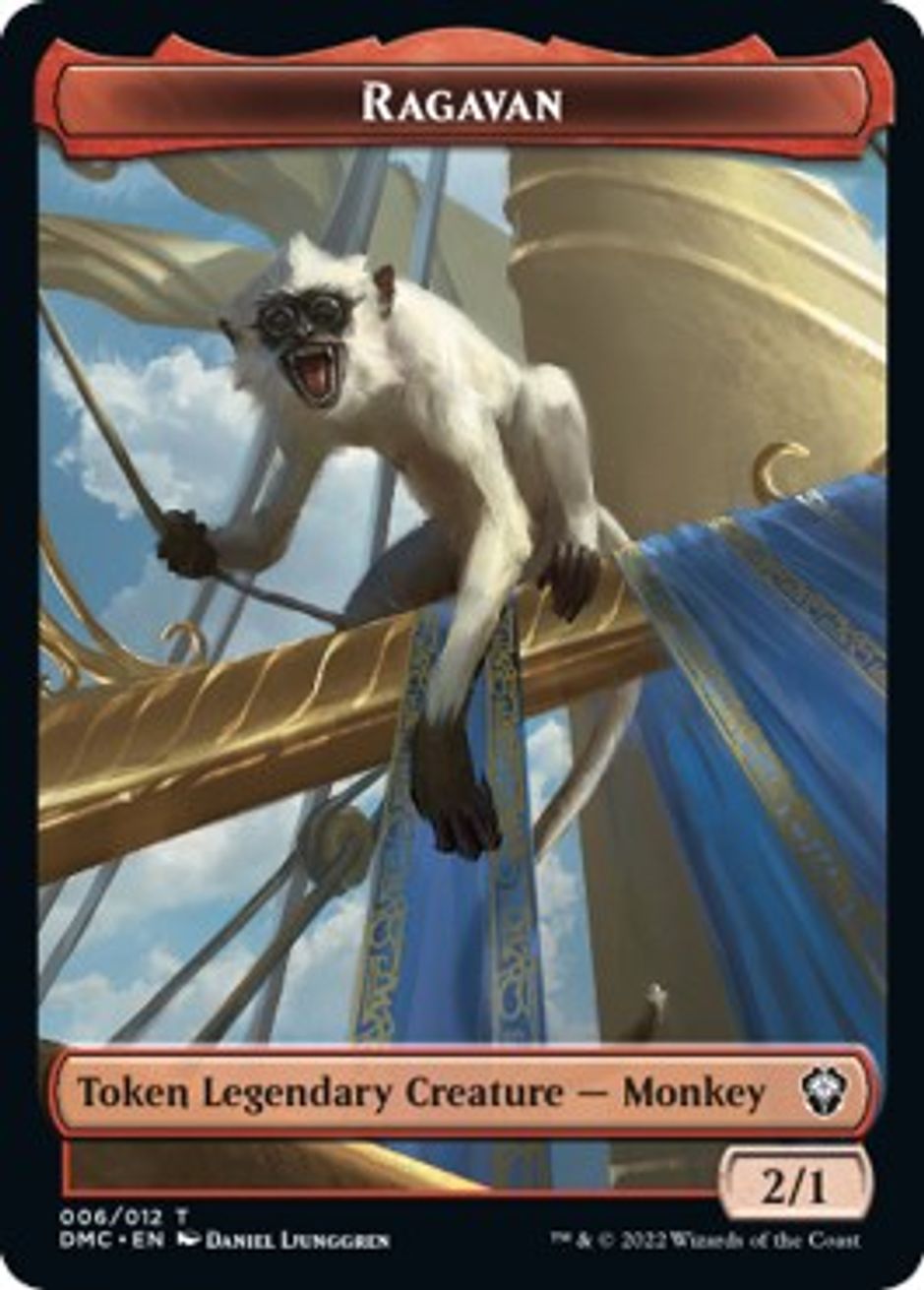 Ragavan // Treasure Double-sided Token - Commander: Dominaria United ...