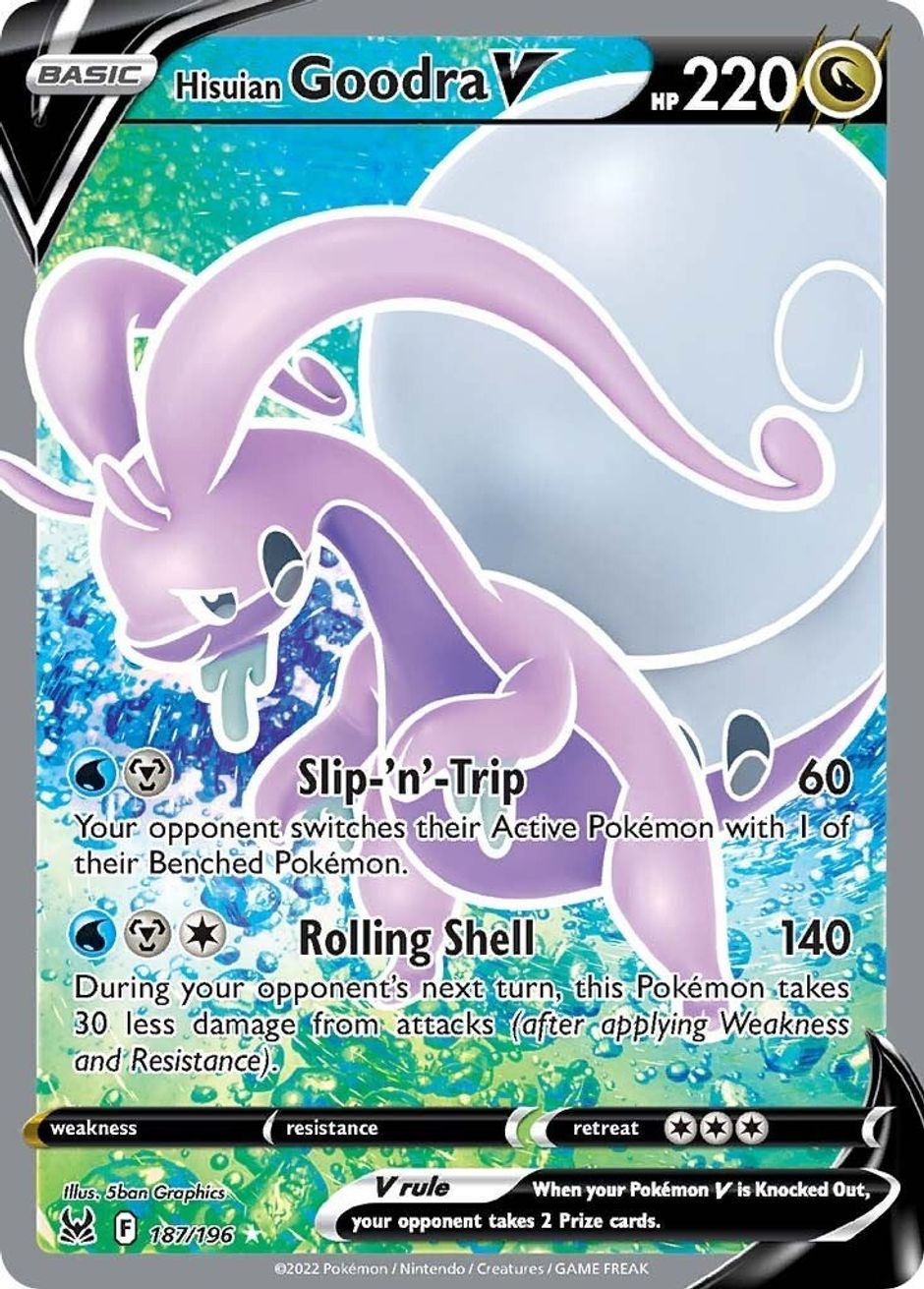 Hisuian Goodra V (Full Art) - SWSH11: Lost Origin - Pokemon