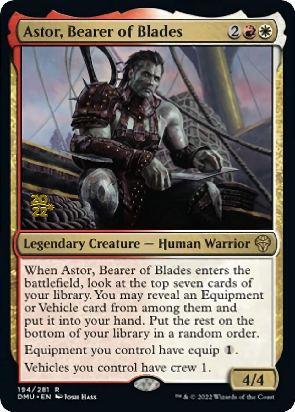 Astor, Bearer of Blades - Prerelease Cards - Magic: The Gathering