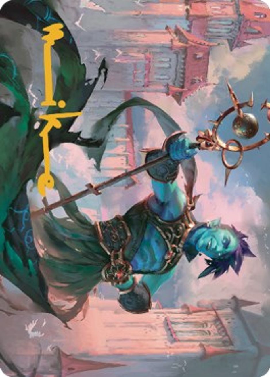 Haughty Djinn Art Card (Gold-Stamped Signature) - Art Series: Dominaria ...