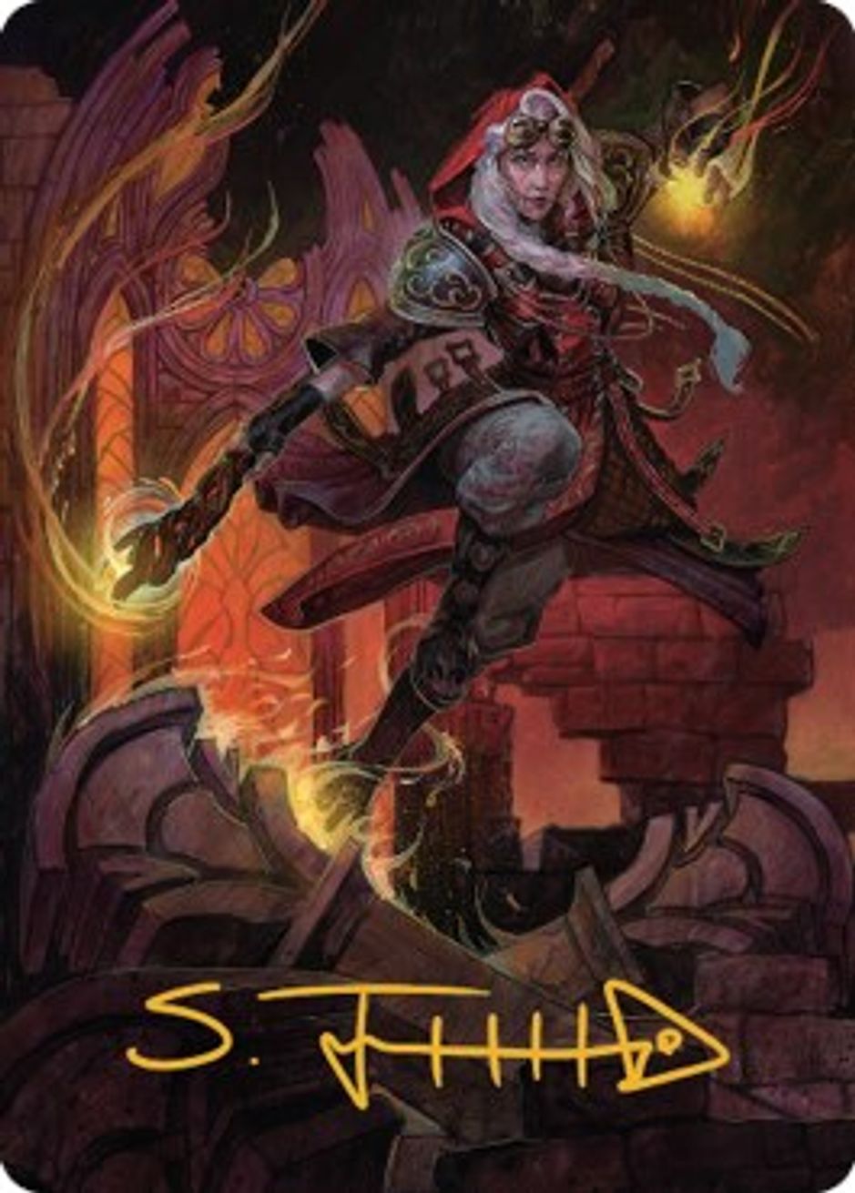 Jaya, Fiery Negotiator Art Card (35/81) (Gold-Stamped Signature) - Art ...