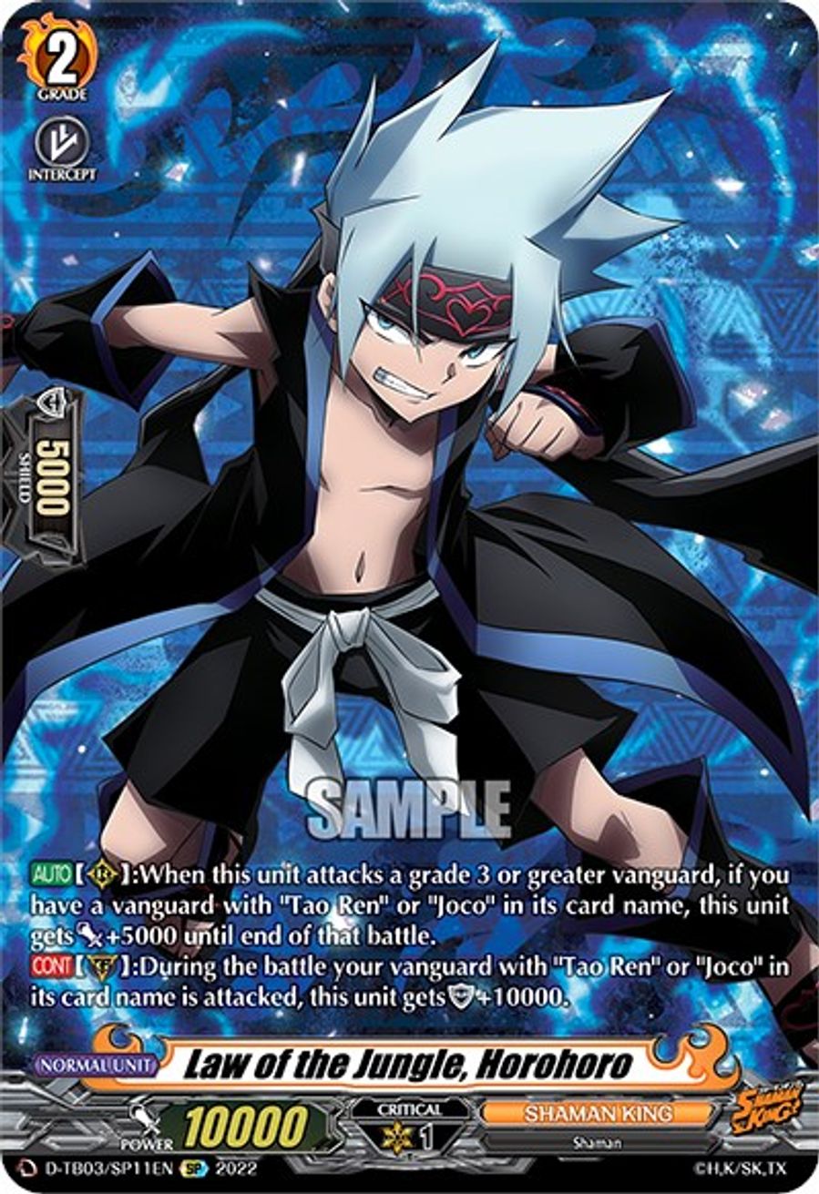 Law of the Jungle, Horohoro (SP) - D-TB03: Shaman King - Cardfight Vanguard