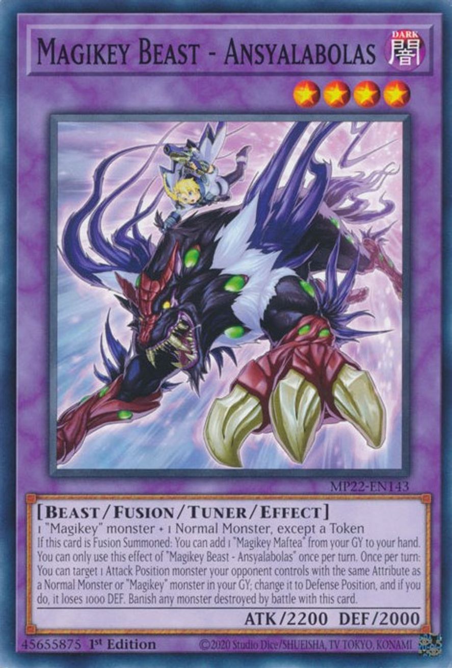 Magikey Beast - Ansyalabolas - 2022 Tin of the Pharaoh's Gods - YuGiOh