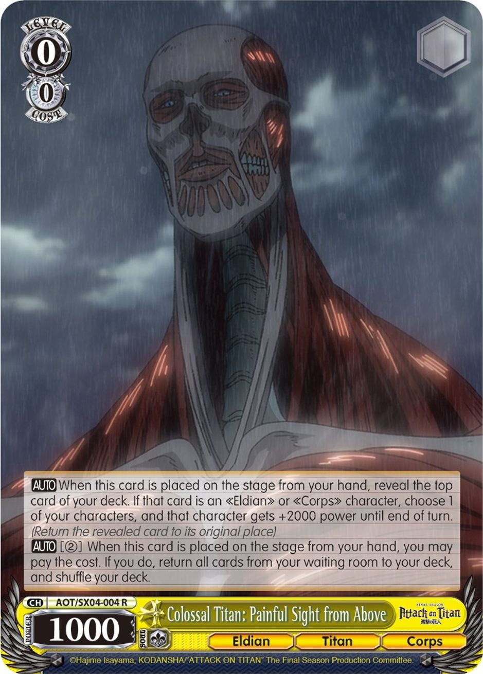 Colossal Titan: Painful Sight from Above - Attack On Titan: Final ...