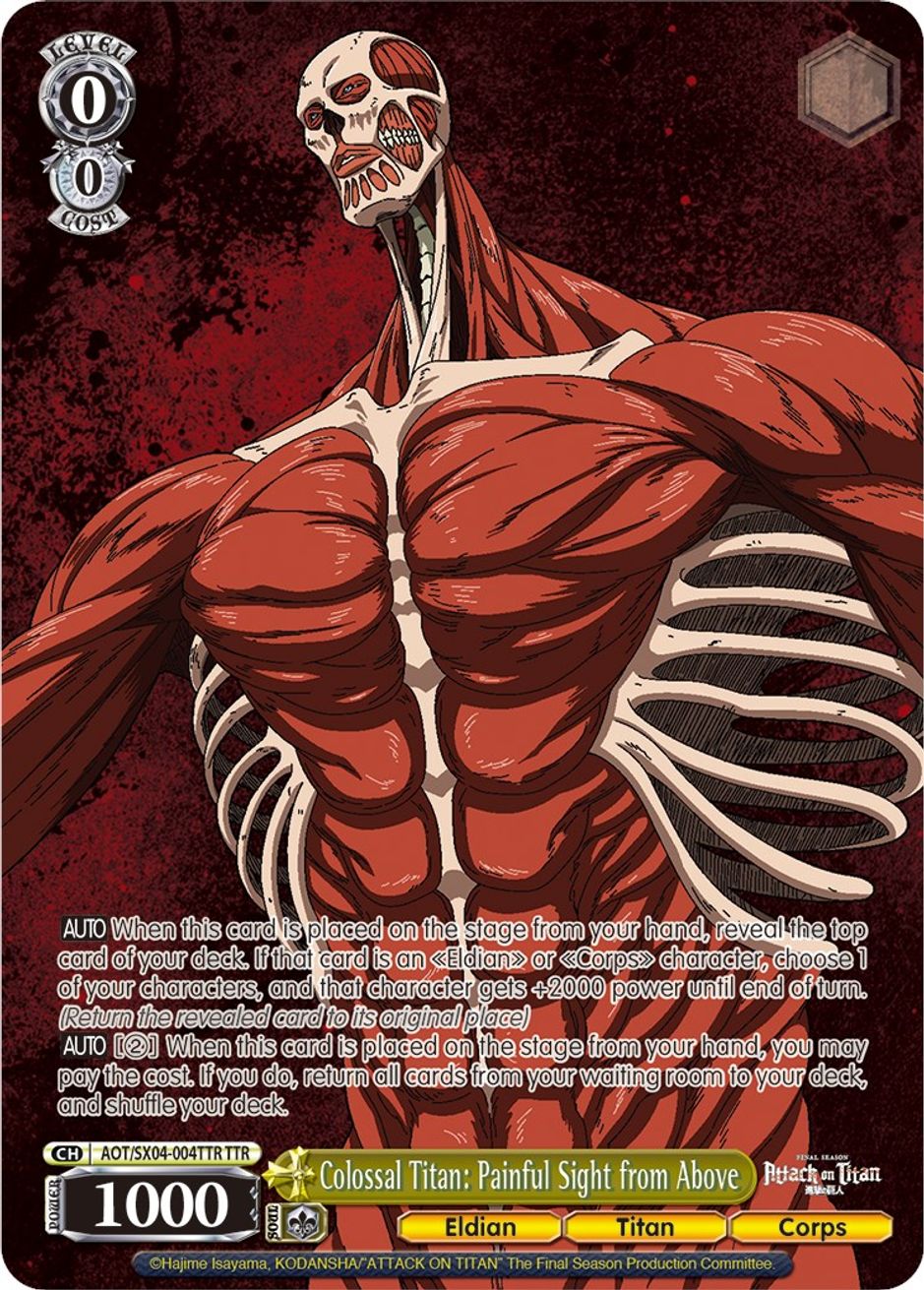Colossal Titan: Painful Sight from Above (TTR) - Attack On Titan: Final ...