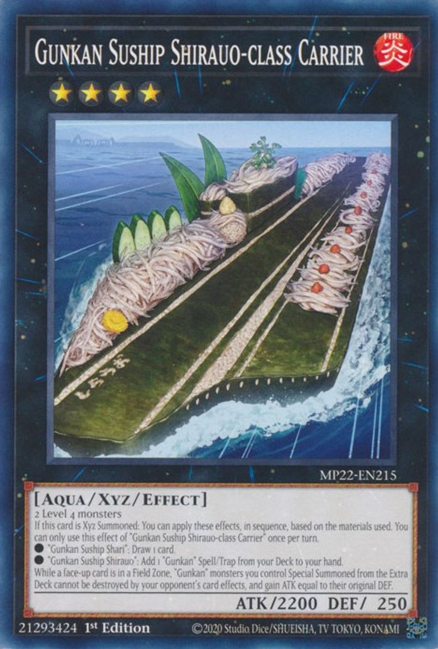 Gunkan Suship Shirauo-class Carrier - 2022 Tin of the Pharaoh's Gods - YuGiOh