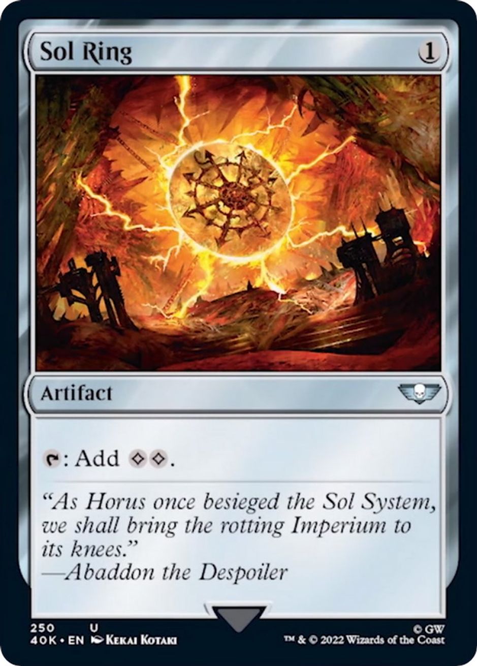 Sol Ring (250) (Surge Foil) - Universes Beyond: Warhammer 40,000 ...